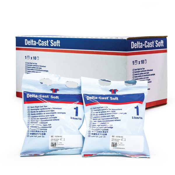 Deltacast Soft - Blue 7.5cm Box of 10 - Whiteley Medical Supplies