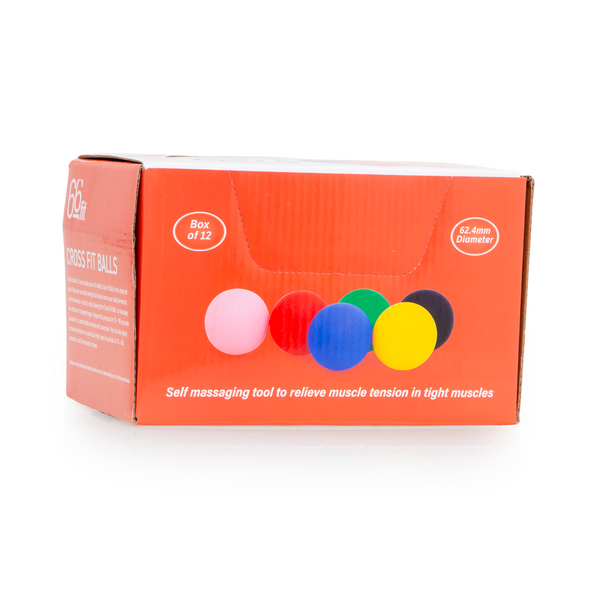 66fit Cross Fit Balls - Mixed Box Of 12 - Whiteley Medical Supplies