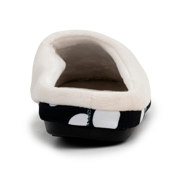 Archline Slippers - Slip On (Orthotic Slippers) Black Polkadot ...