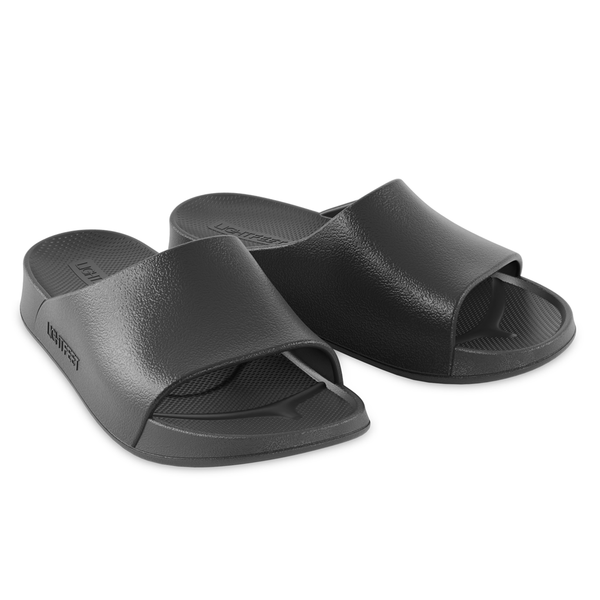 Lightfeet Single Strap Slides - Black - Whiteley Medical Supplies