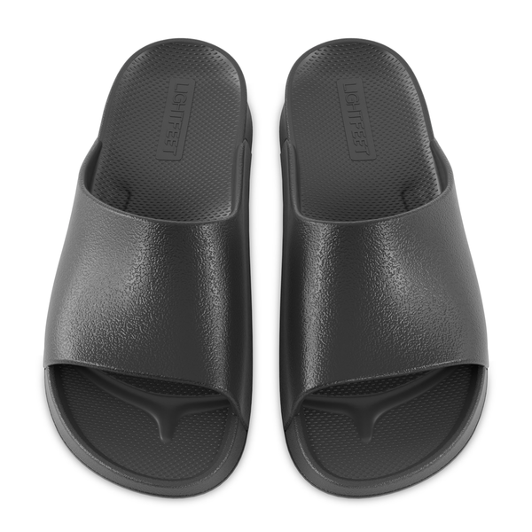 Lightfeet Single Strap Slides - Black - Whiteley Medical Supplies