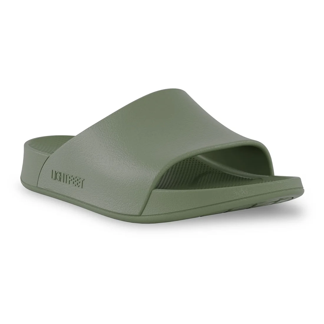Lightfeet Single Strap Slides - Khaki - Whiteley Medical Supplies
