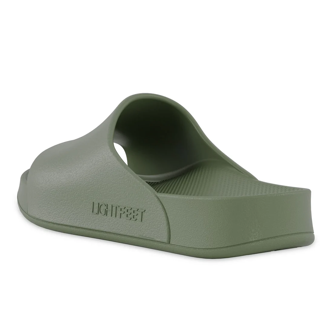 Lightfeet Single Strap Slides - Khaki - Whiteley Medical Supplies