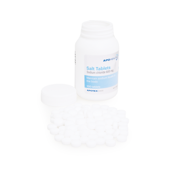 Salt Tablets 600mg (Pack 100) - Whiteley Medical Supplies