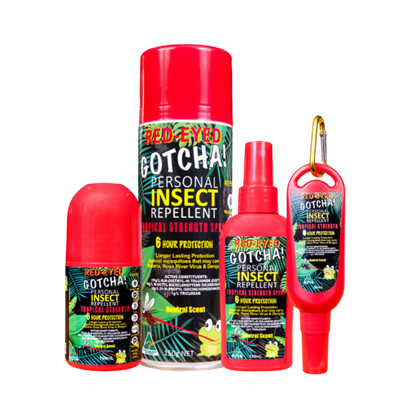 Red-Eyed Gotcha! Personal Insect Repellant - Whiteley Medical Supplies