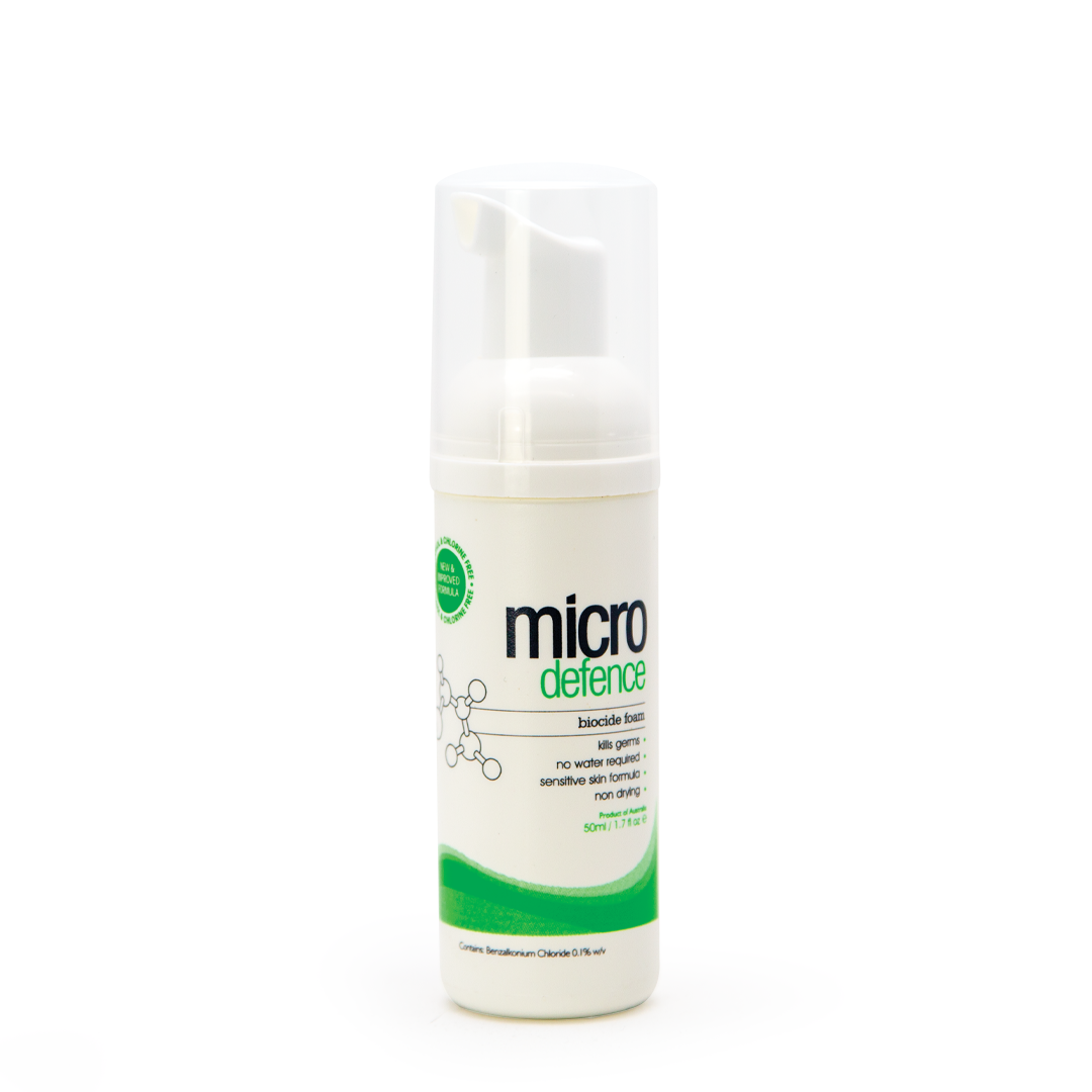 Micro Defence Hand Sanitiser Foam Cannister - Alcohol Free - Whiteley ...