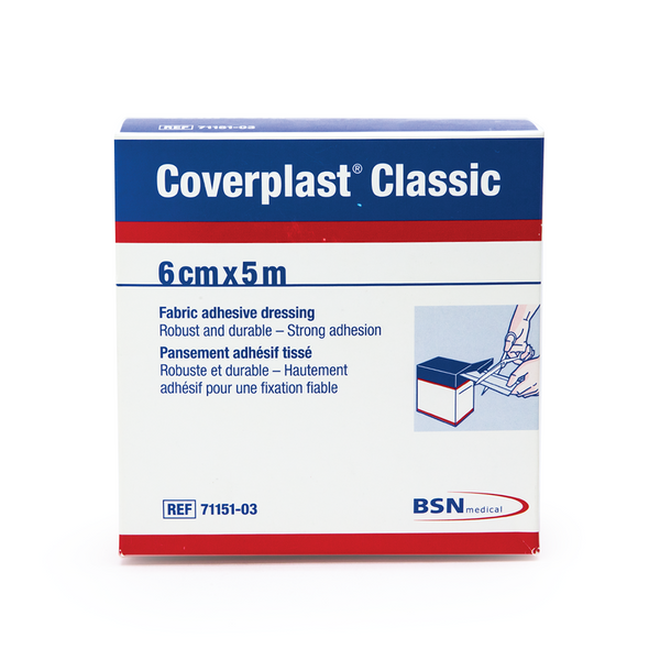 Coverplast Dressing Strip 6cm X 5M 1 Roll - Whiteley Medical Supplies