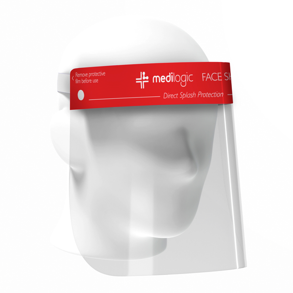 Disposable Full Face Shield - Pack of 10 - Whiteley Medical Supplies
