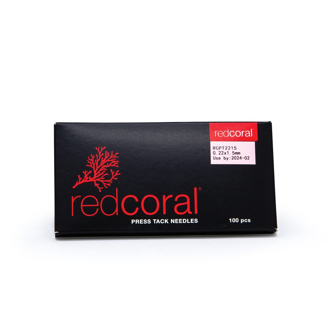Red Coral Needles Press Tack - Whiteley Medical Supplies