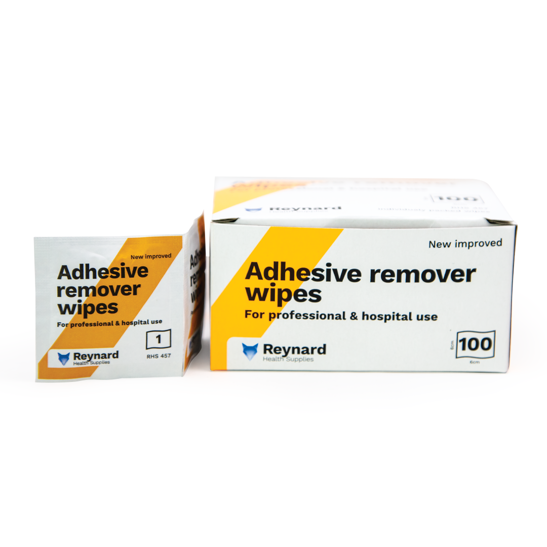 Adhesive Remove Wipes - Box of 100 - Whiteley Medical Supplies