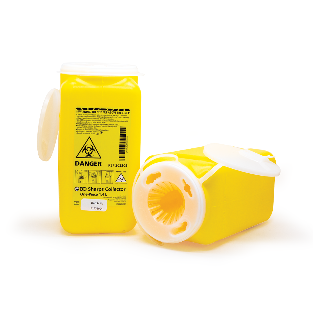 Sharps Container - 1.4L - Whiteley Medical Supplies