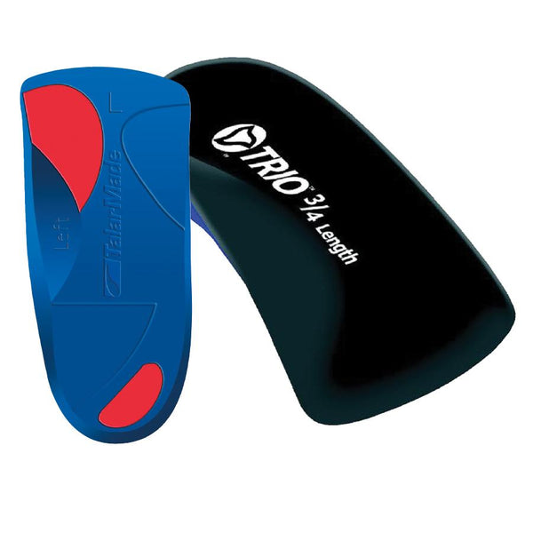 Talarmade Trio Orthotics 3/4 Length - Red - Firm Density - Whiteley ...