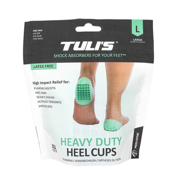 Tuli's Heel Cups - Heavy Duty Green - Whiteley Medical Supplies