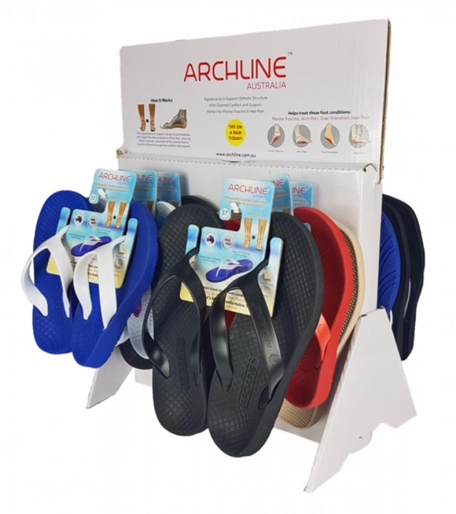 Flip Flop Display Counter Stand - Whiteley Medical Supplies
